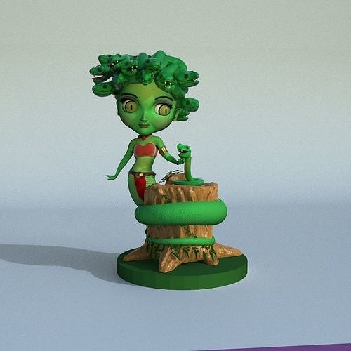 Medusa 3D model 3D printable | CGTrader