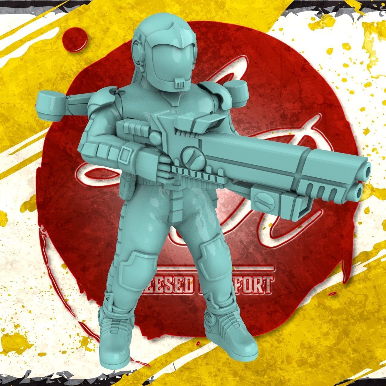 Zeon Sept Normal Infantry and Ball Drones 3D model 3D printable | CGTrader