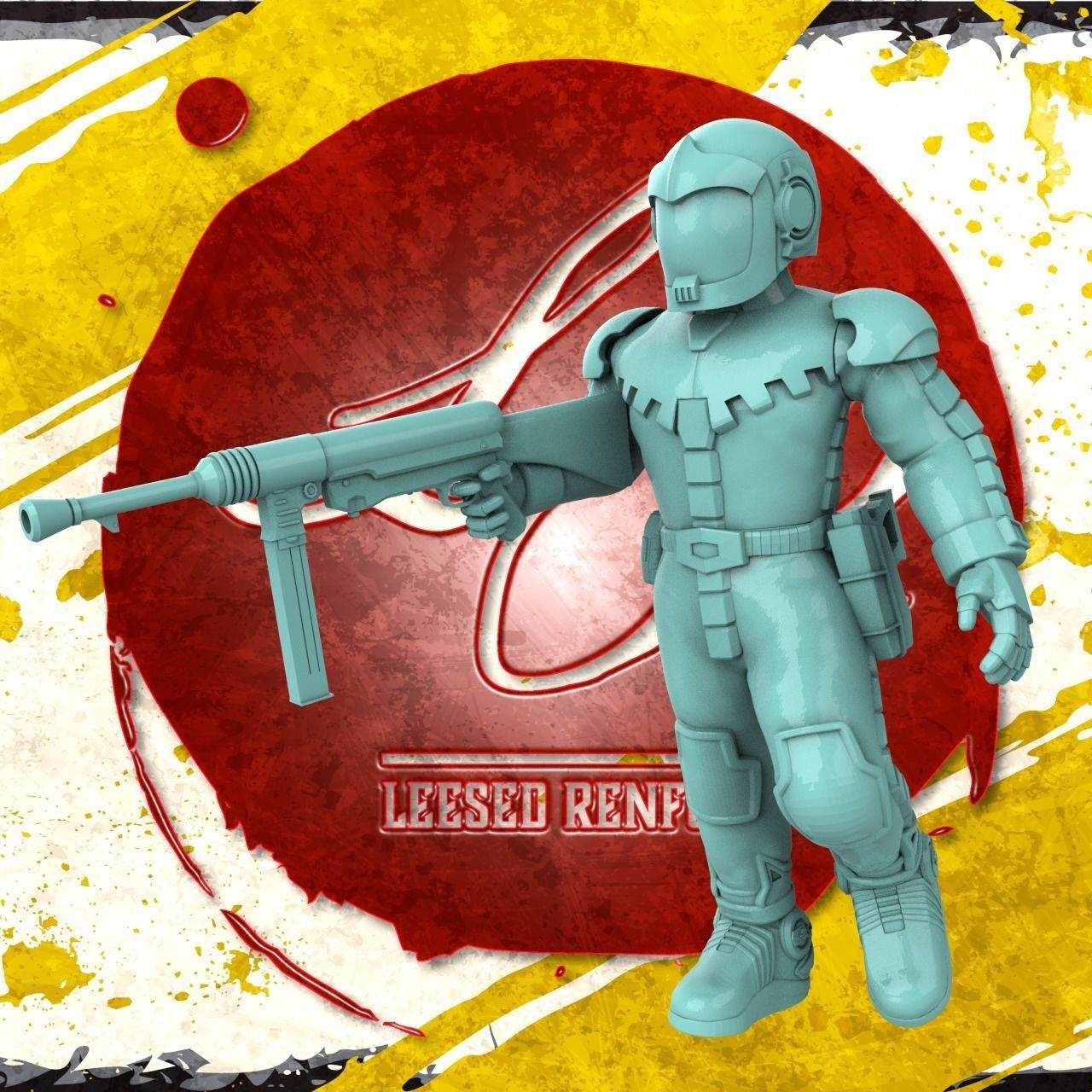 Zeon Sept Normal Infantry and Ball Drones 3D model 3D printable | CGTrader