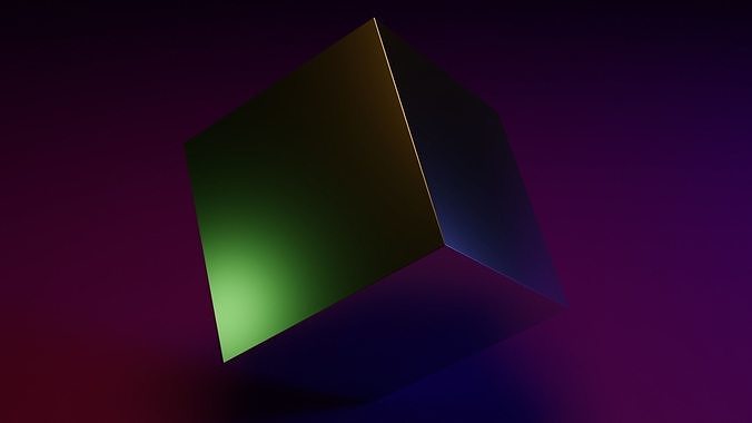 Cube Blender free 3D model | CGTrader
