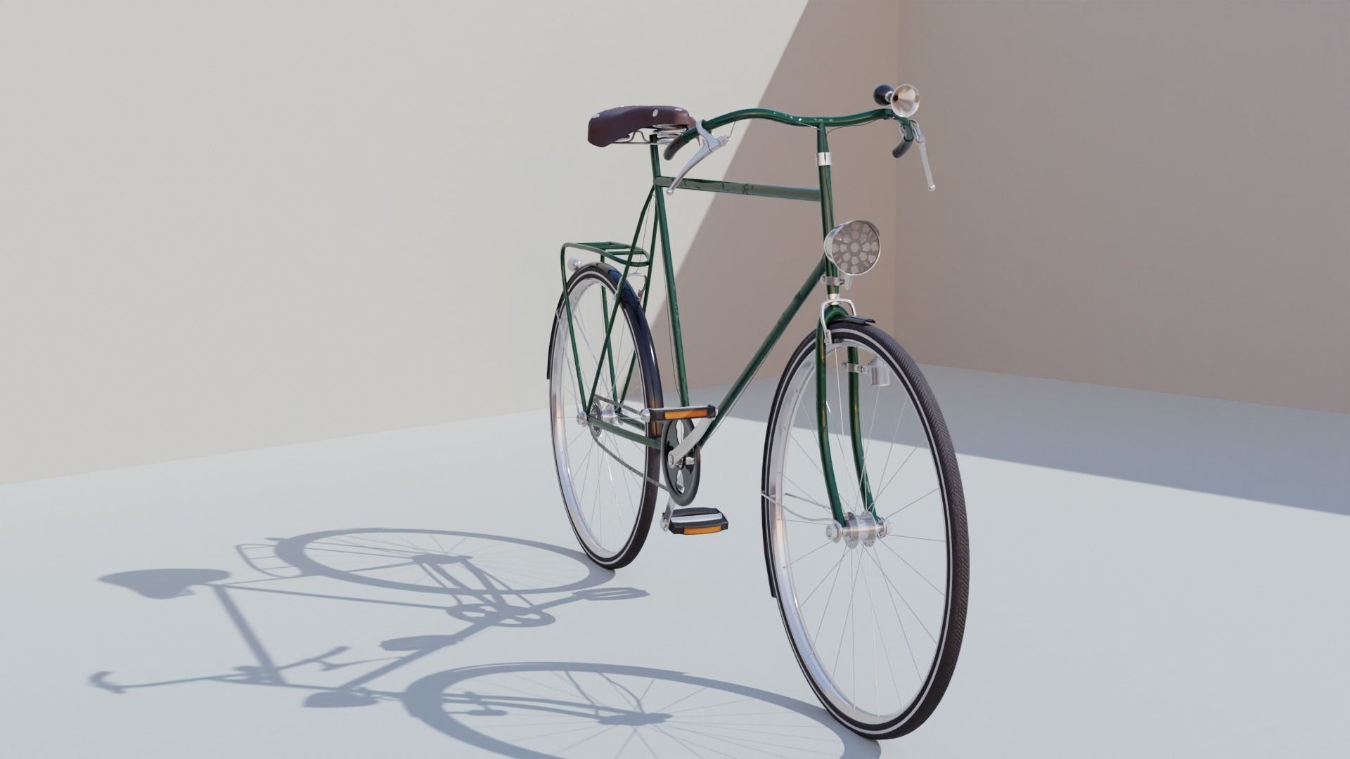 Blender Vintage Bike 3D model animated | CGTrader