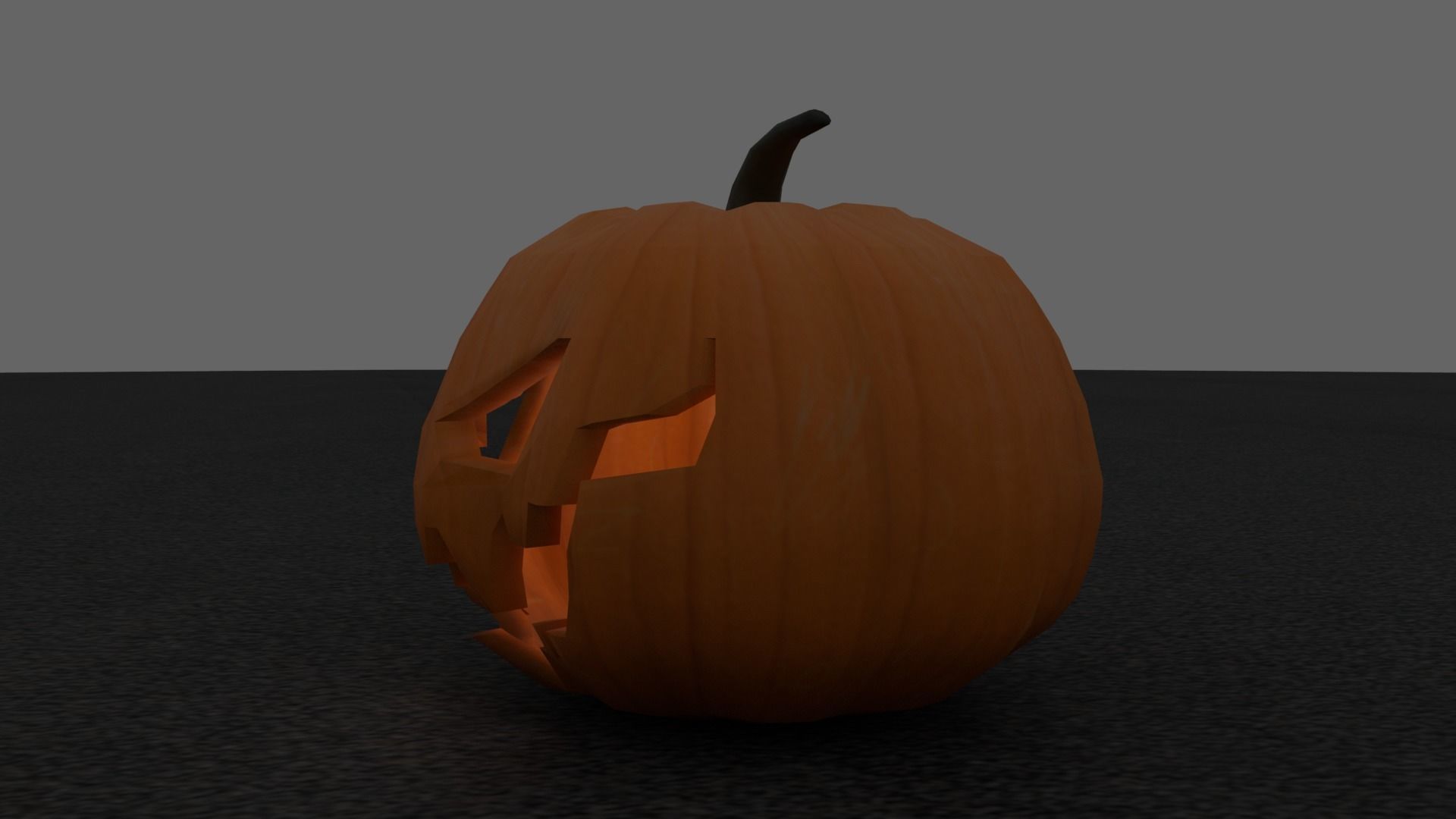 3D model Halloween pumpkin VR / AR / low-poly | CGTrader