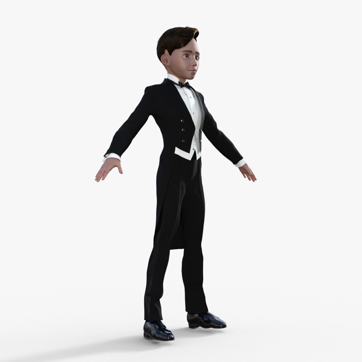 Cartoon Tuxedo Man 3D model | CGTrader