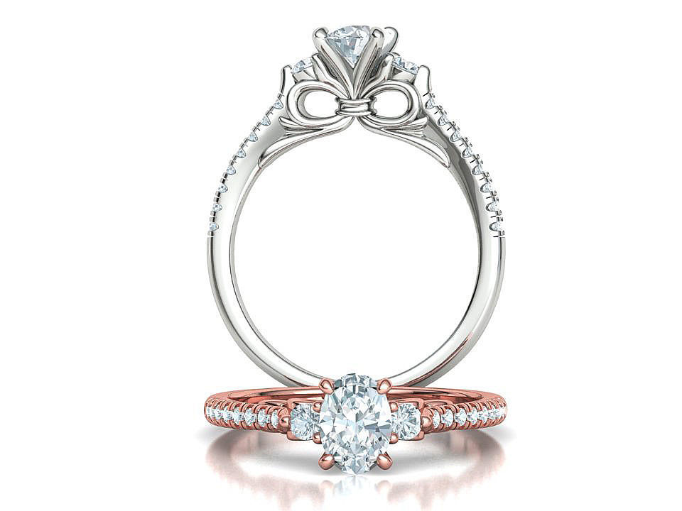 Emma Engagement 3-stone Rings Collections | CGTrader