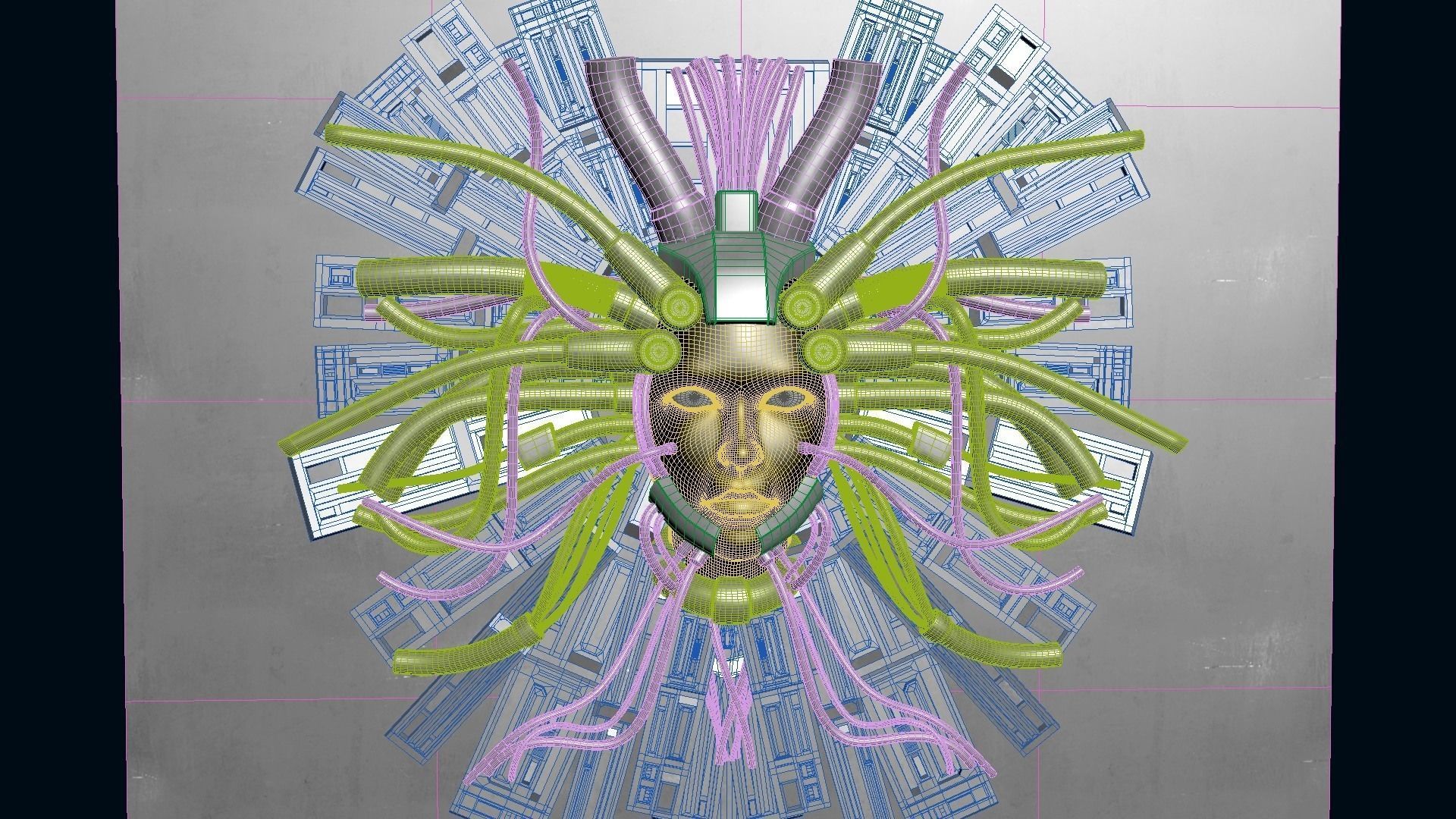 Cyber God 3D model | CGTrader