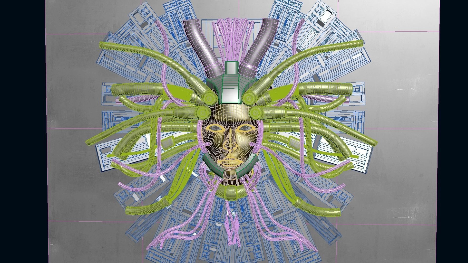 Cyber God 3D model | CGTrader