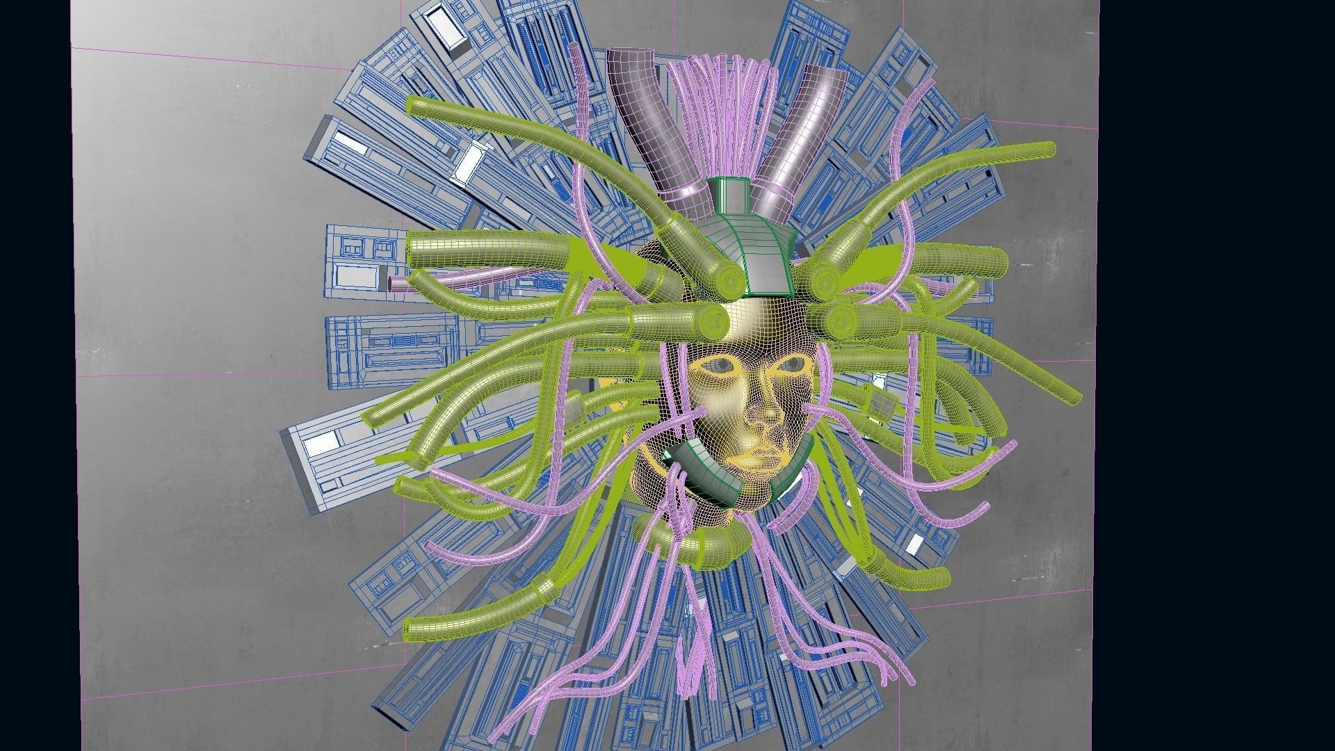 Cyber God 3D model | CGTrader