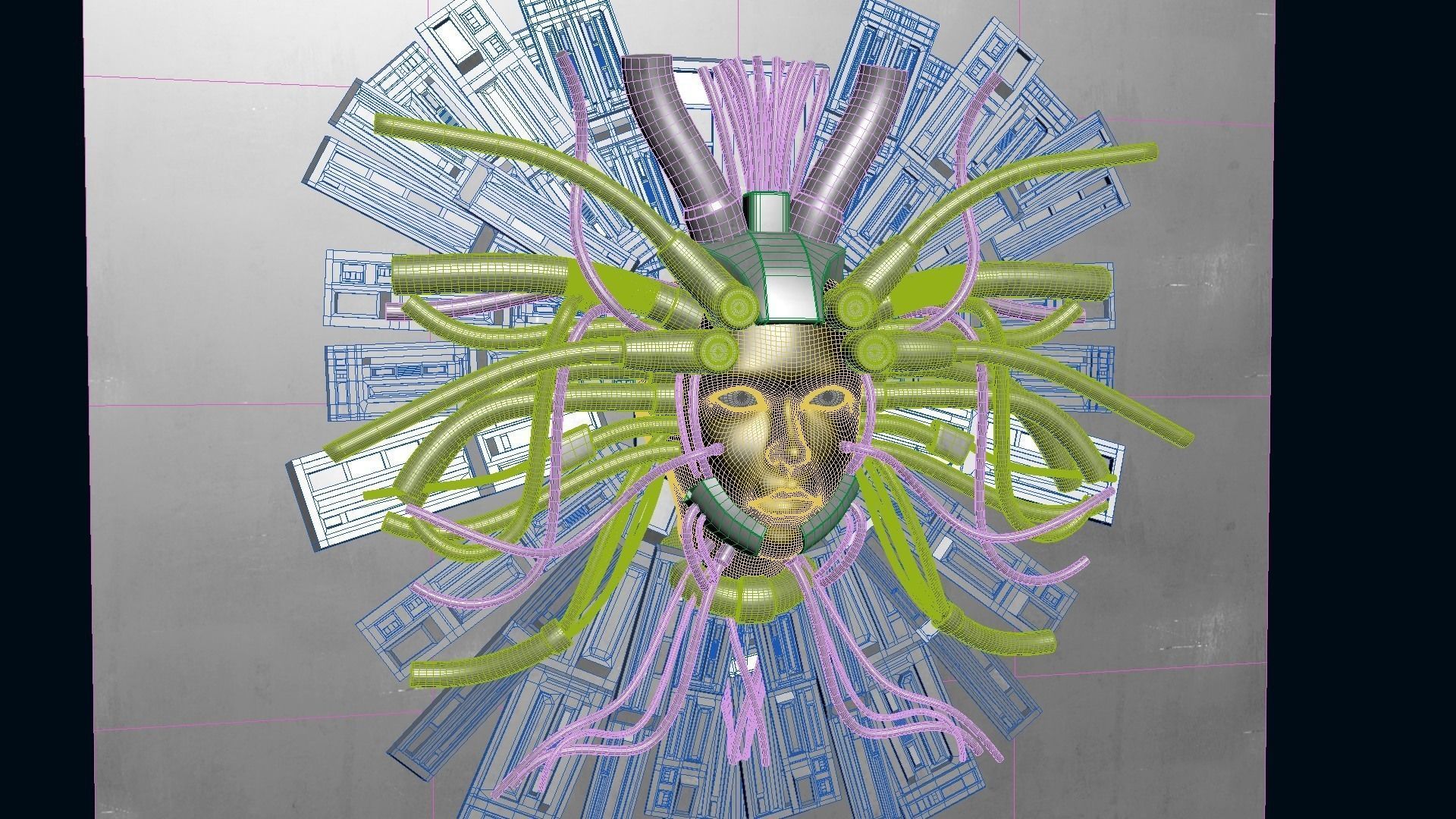 Cyber God 3D model | CGTrader