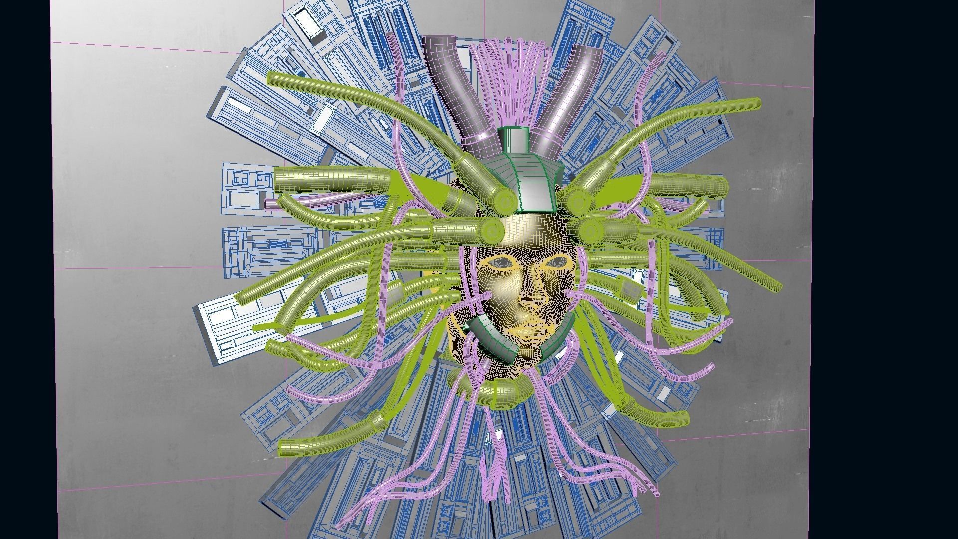 Cyber God 3D model | CGTrader