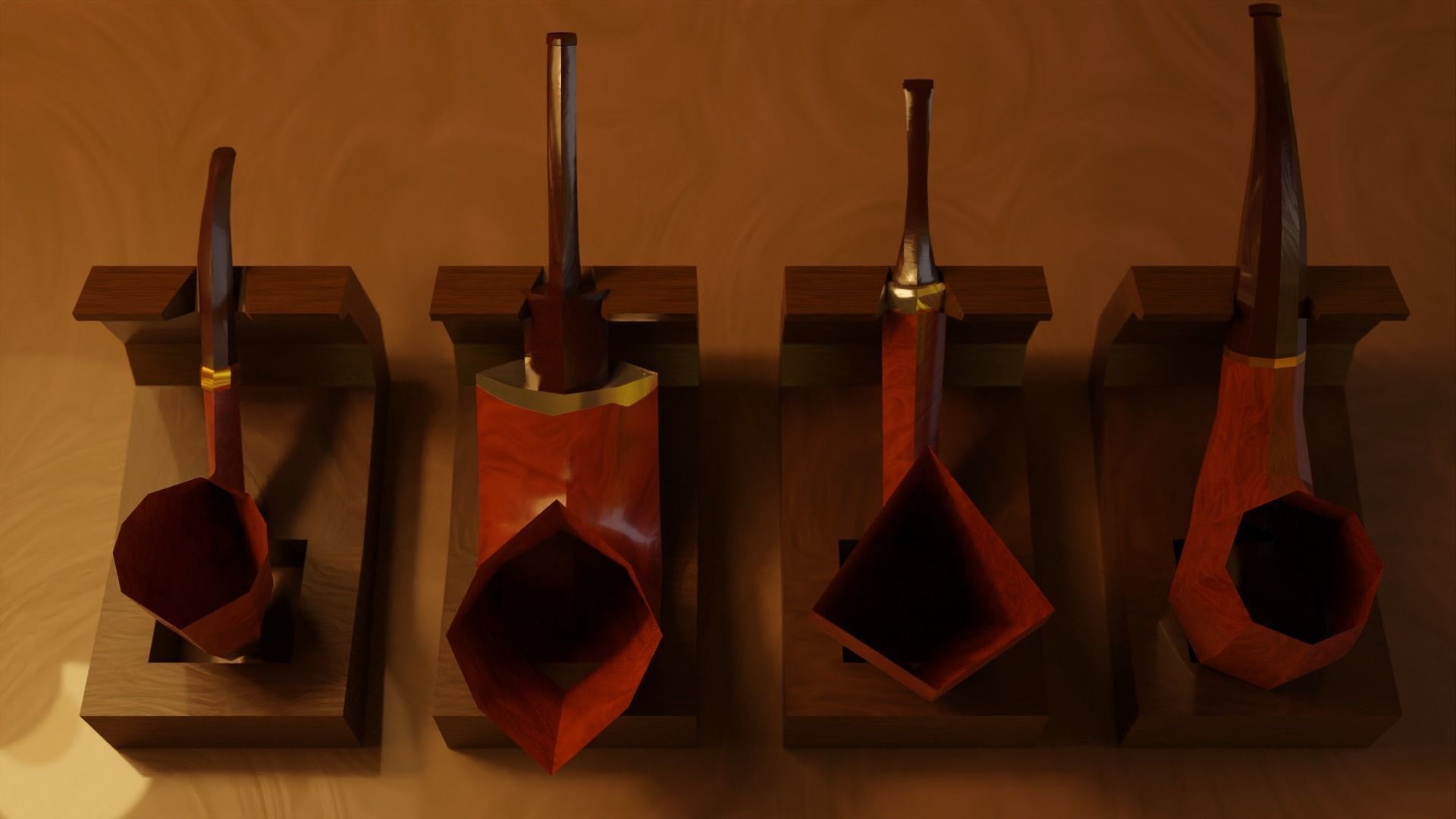 3D model Ultimate Smoking Pipe Collections VR / AR / low-poly | CGTrader