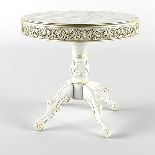 Round Tea Table 3D model | CGTrader