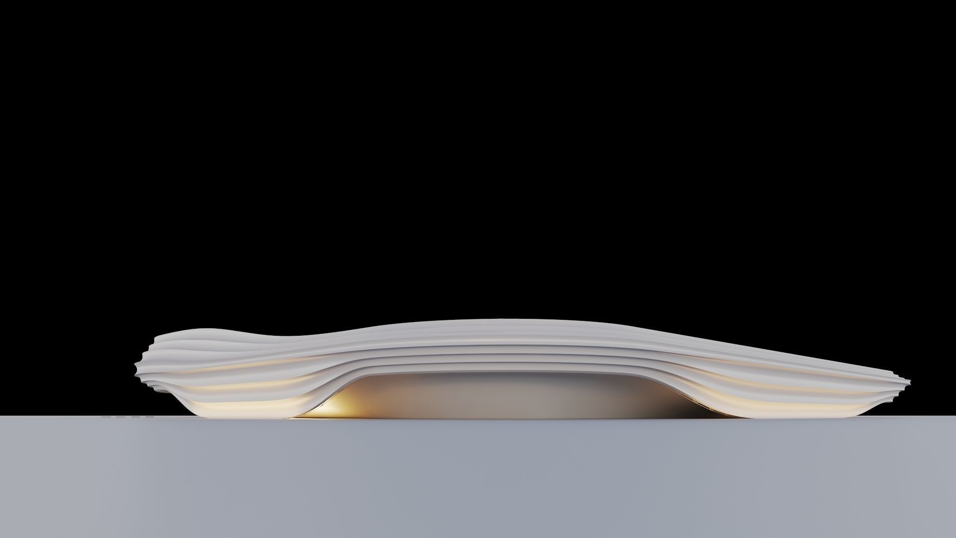 Stadium table with lights 3D model | CGTrader