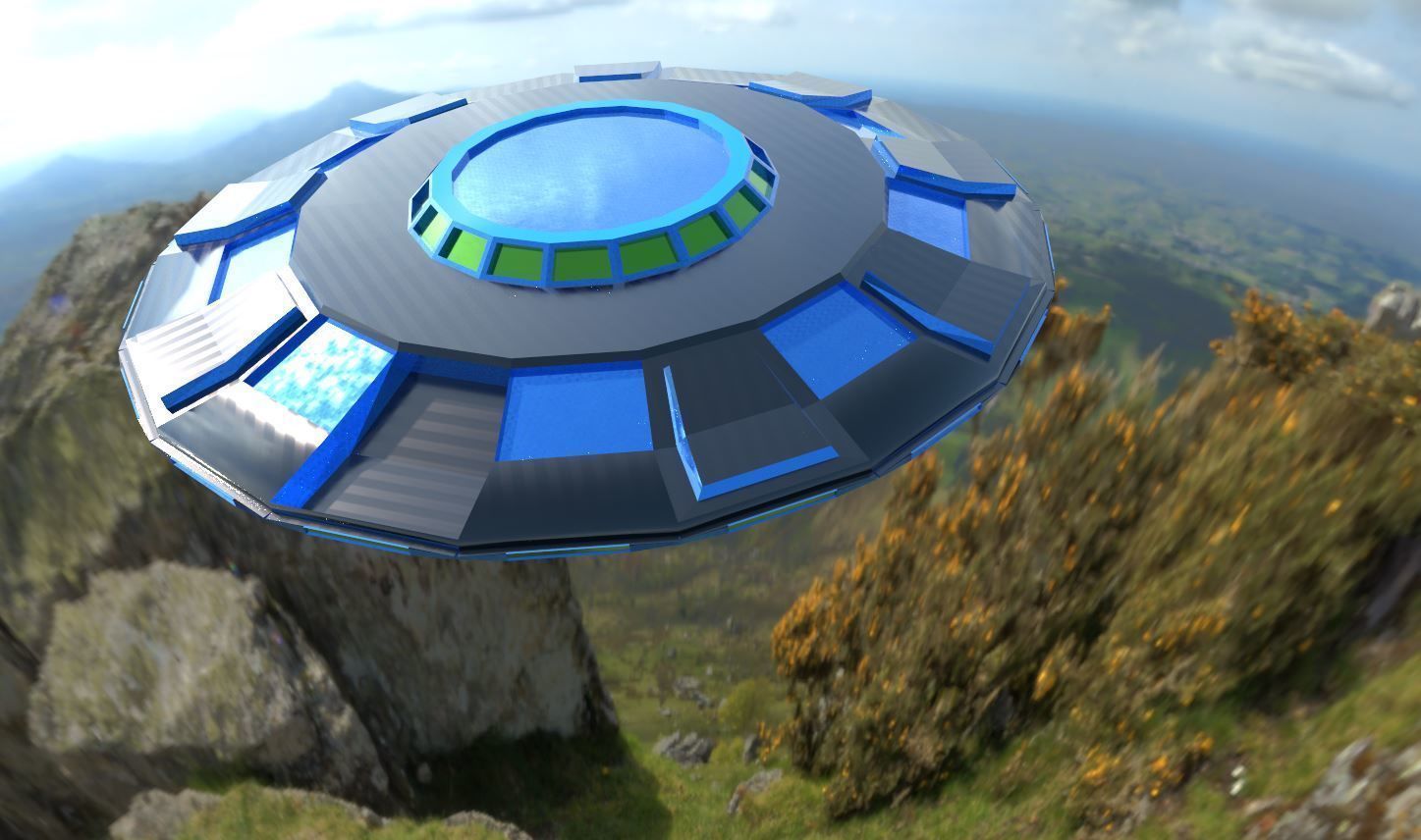 spaceship mesh free VR / AR / low-poly 3D model | CGTrader