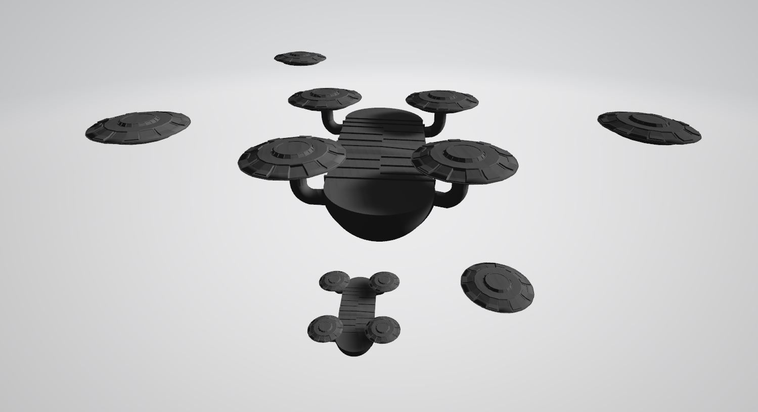 spaceship mesh free VR / AR / low-poly 3D model | CGTrader