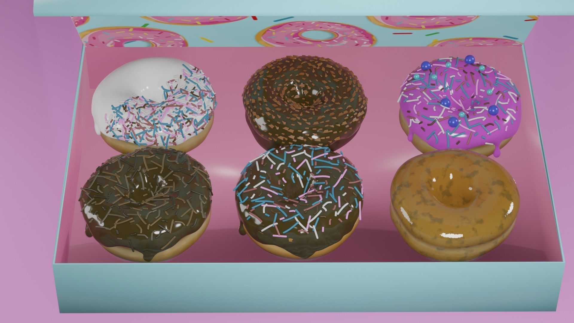 donut free VR / AR / low-poly 3D model | CGTrader