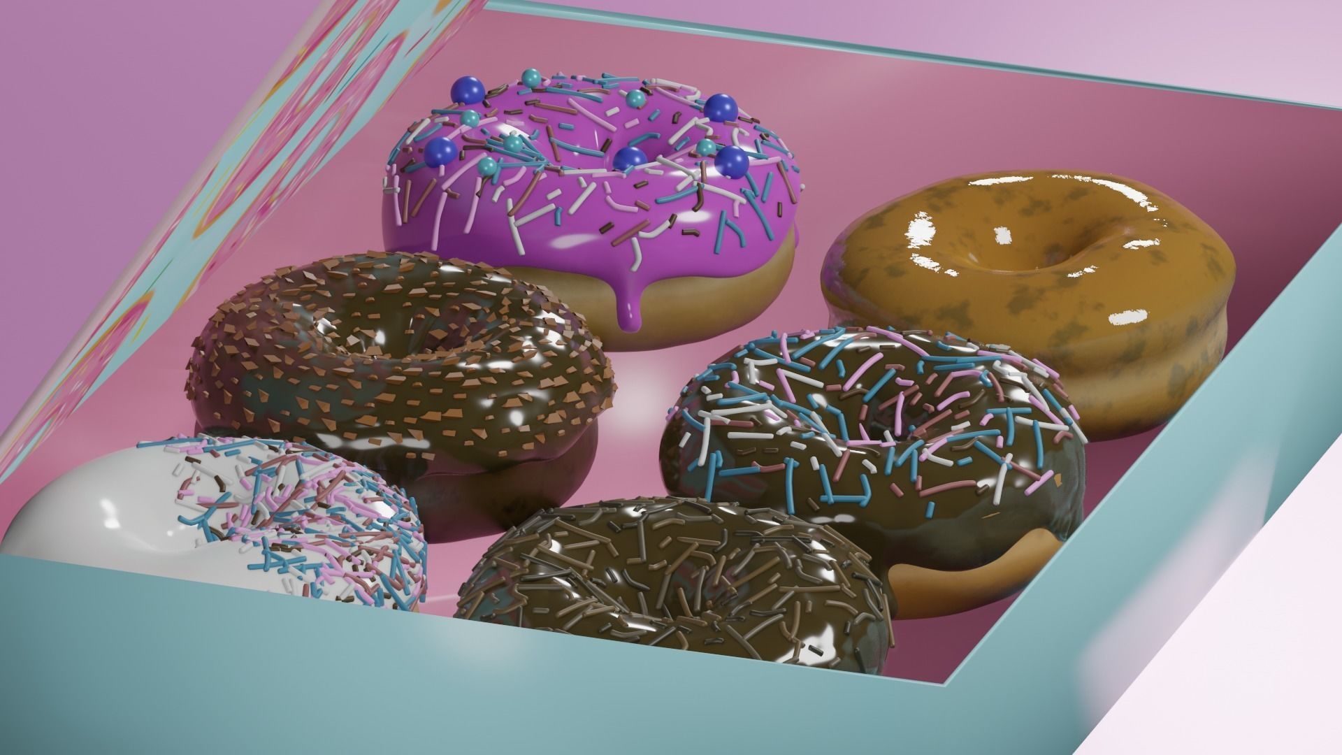 donut free VR / AR / low-poly 3D model | CGTrader