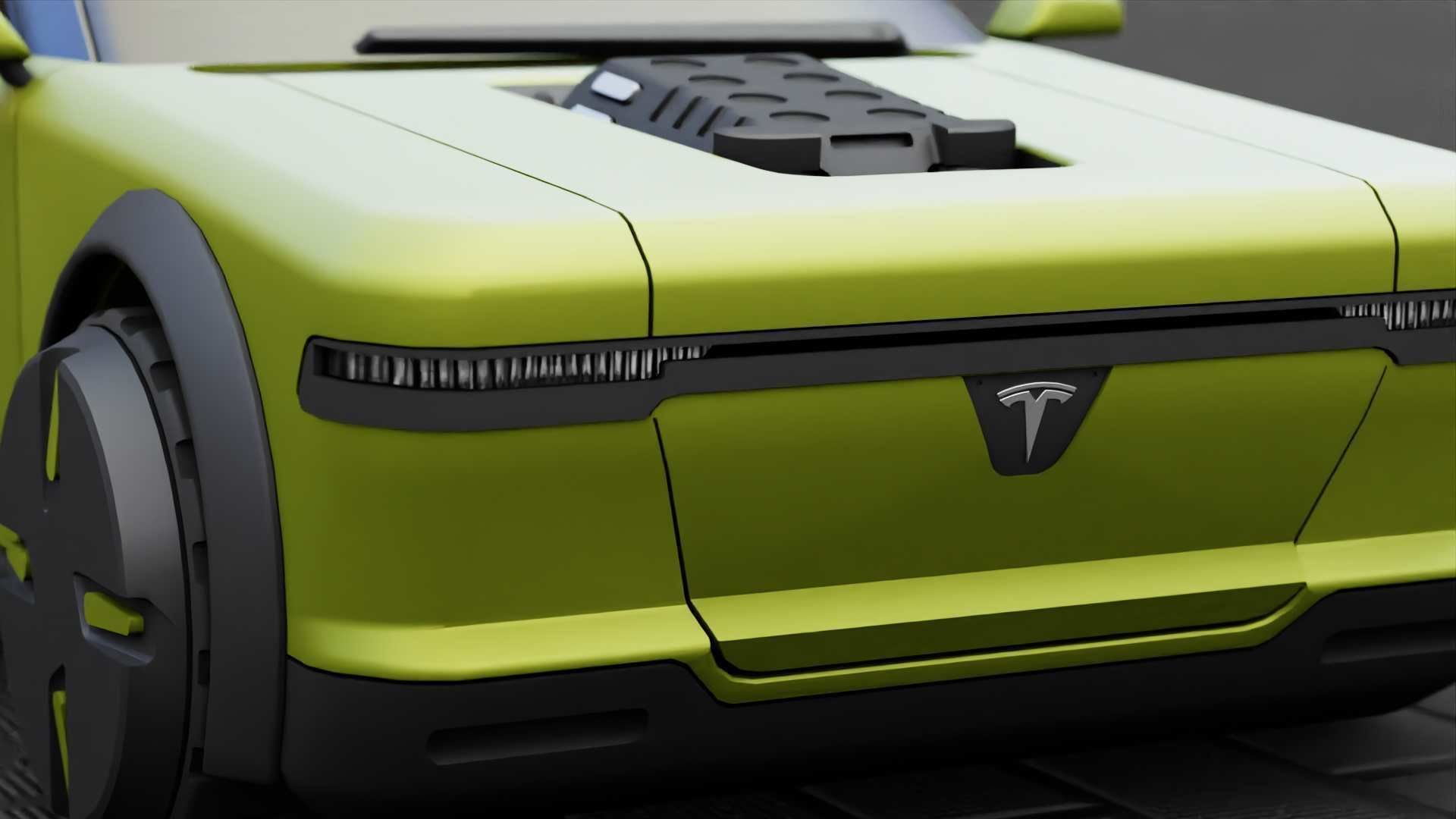 TESLA CONCEPT SUV RIGGED 3D model rigged | CGTrader