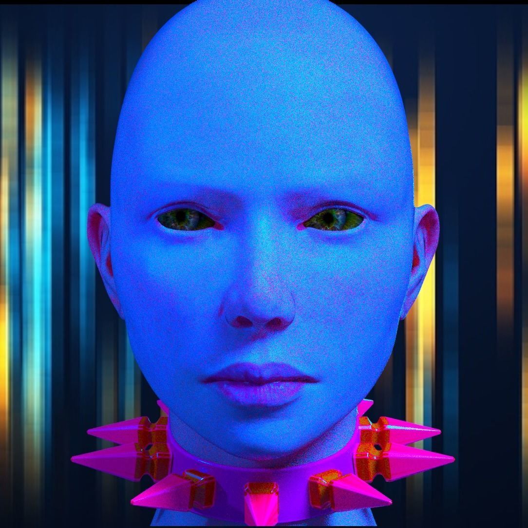 square cone model studs 3D model 3D printable | CGTrader