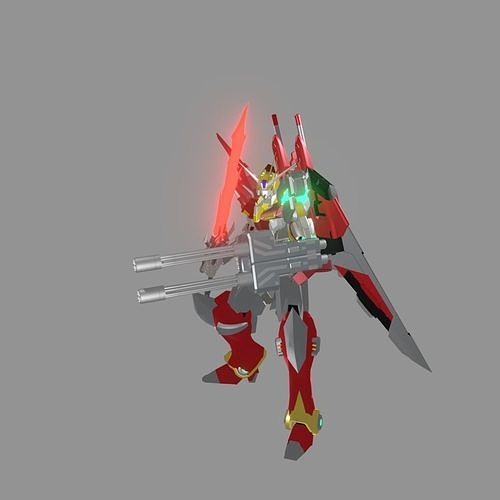 The Mecha Attacker 10 3D model animated rigged | CGTrader