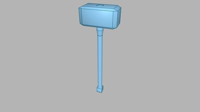 Warrior Hammer Base Model 3D model | CGTrader
