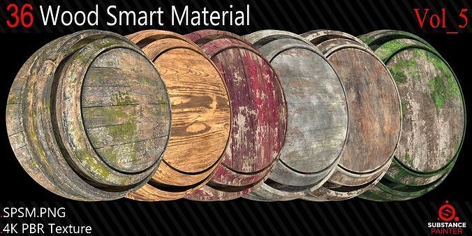 Wood Smart Materials Vol 5 Texture | CGTrader