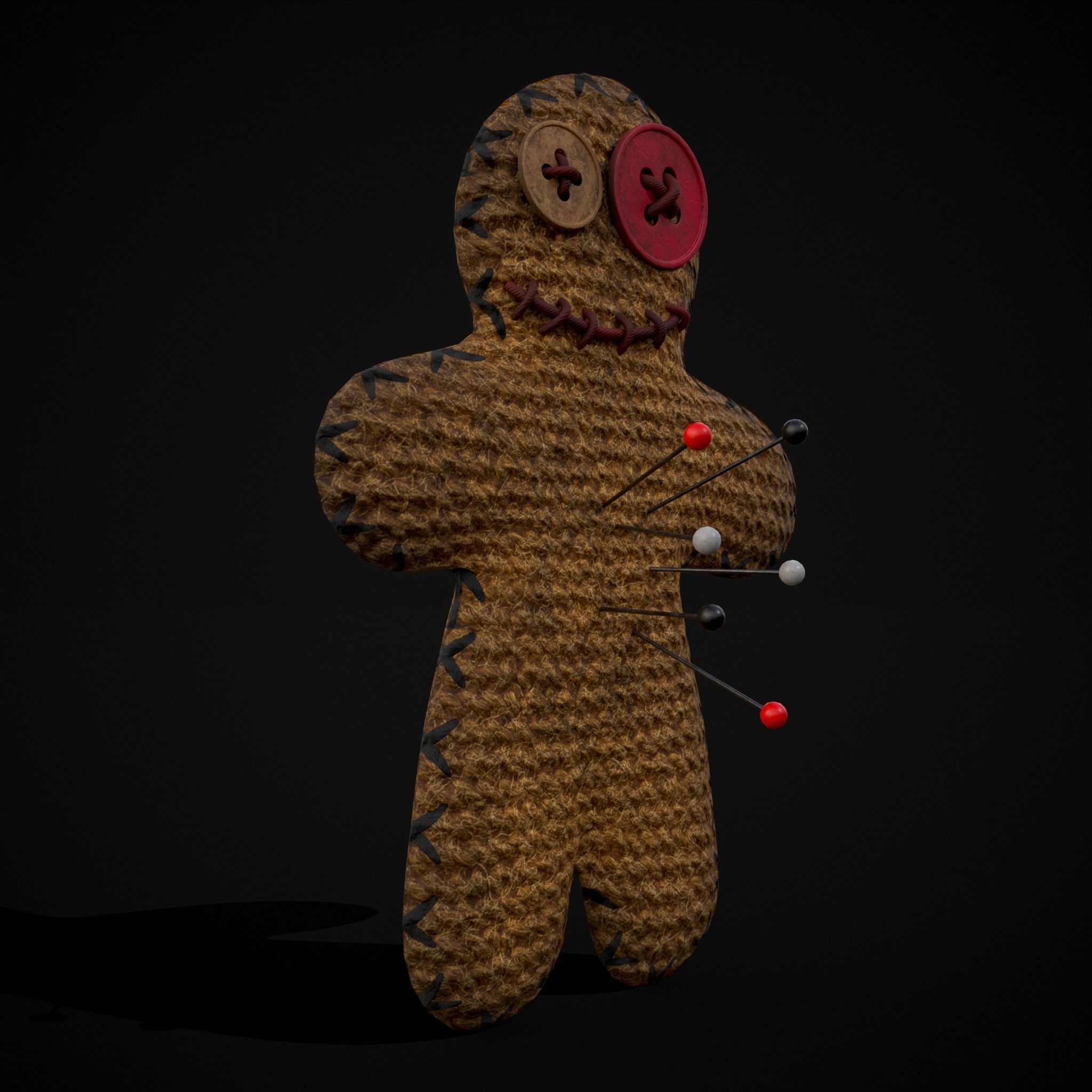 Simple Burlap Pin Effigy free VR / AR / low-poly 3D model | CGTrader