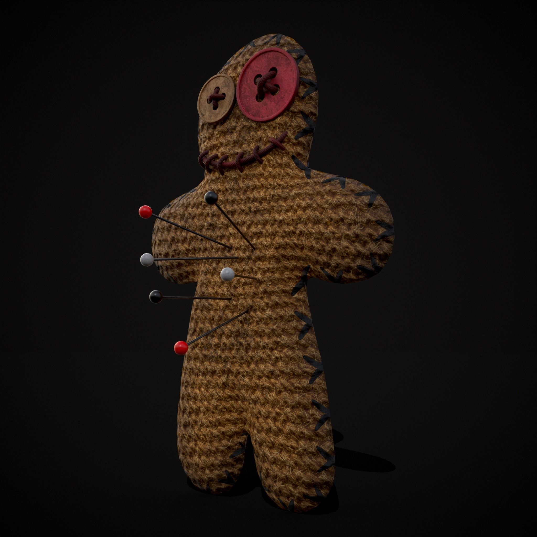 Simple Burlap Pin Effigy free VR / AR / low-poly 3D model | CGTrader