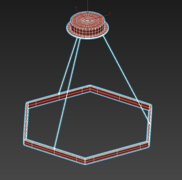 Hexagon Horizontal 3D model | CGTrader