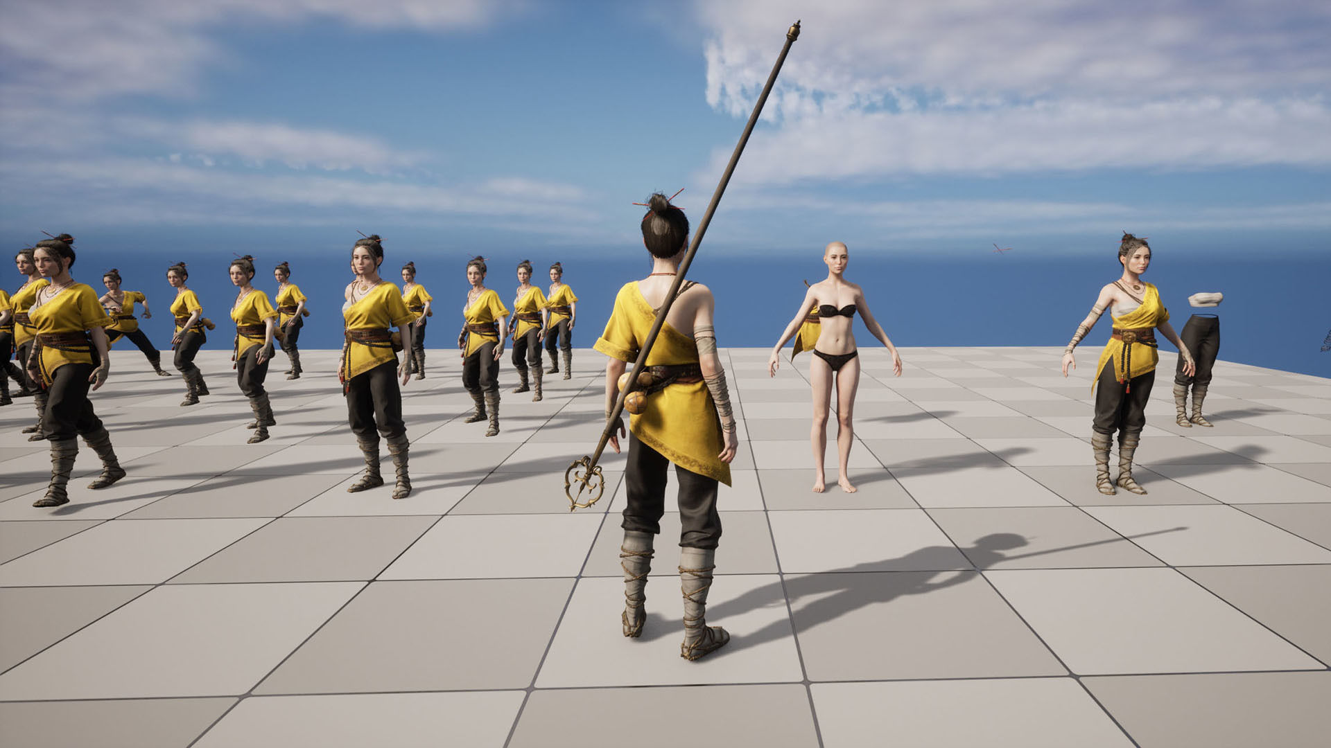 3D model Girl Monk vma01 VR / AR / low-poly | CGTrader