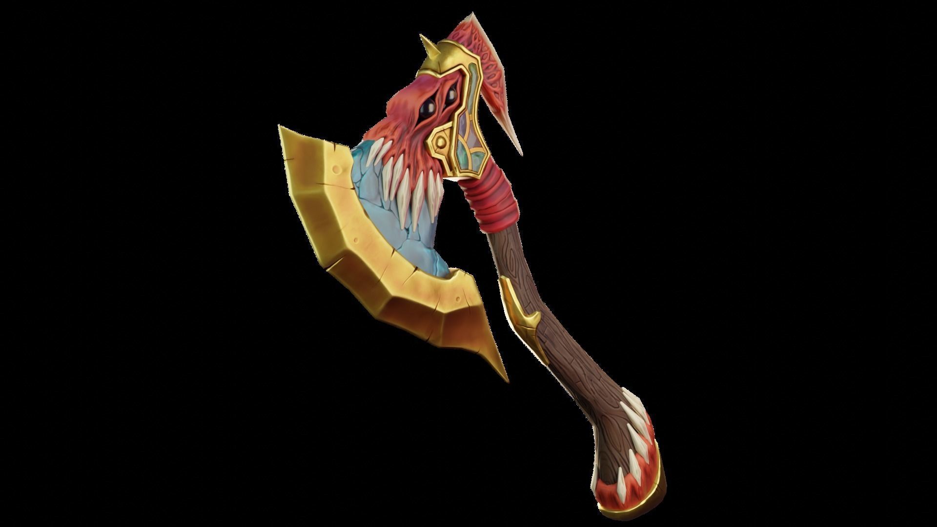 3D model Stylized Axe DEViL AXE VR / AR / low-poly | CGTrader