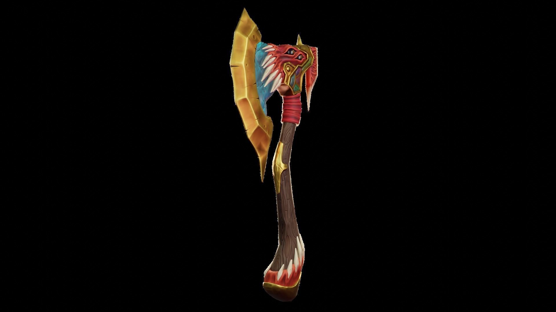 3D model Stylized Axe DEViL AXE VR / AR / low-poly | CGTrader