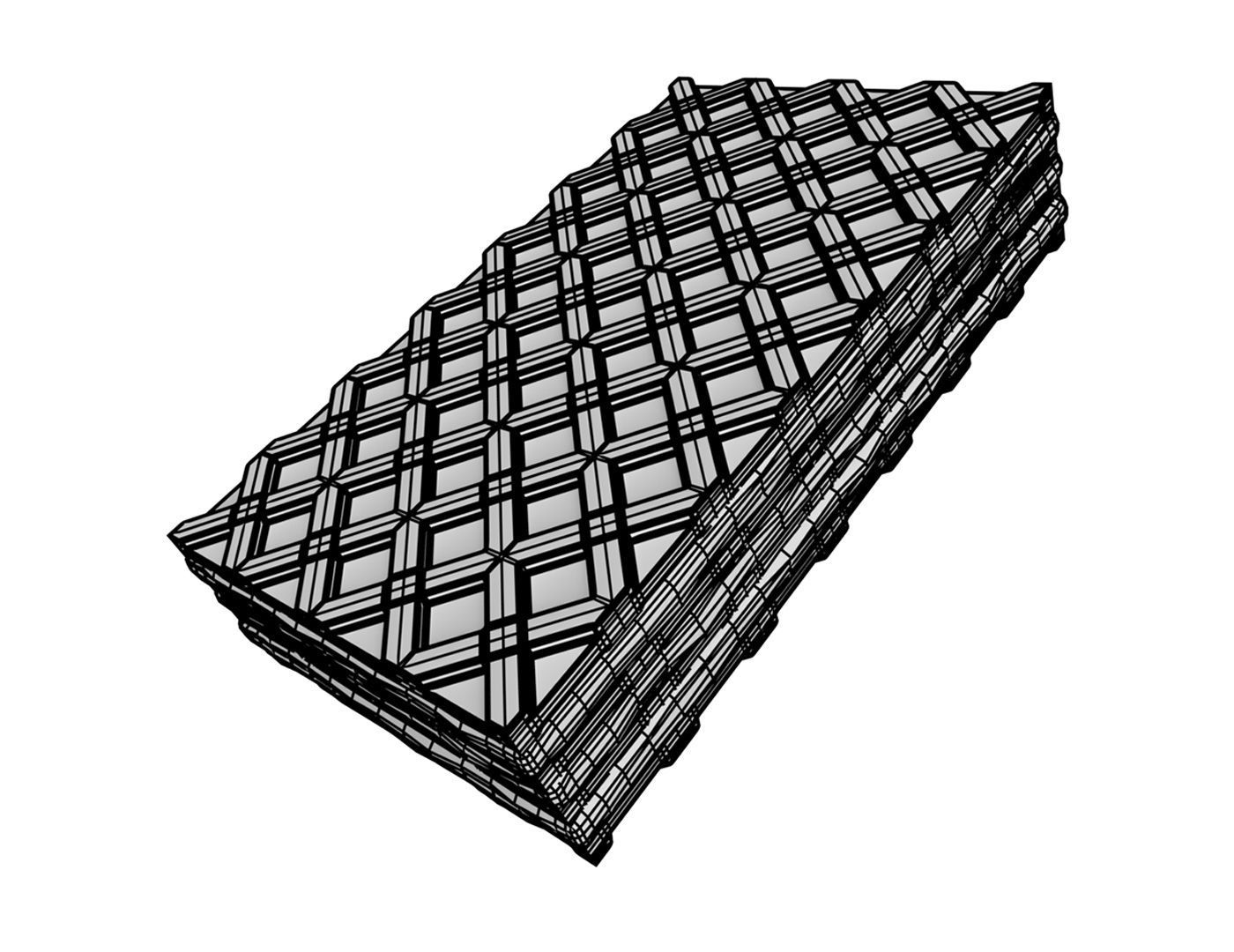 Cartoon Wafer 3D model | CGTrader