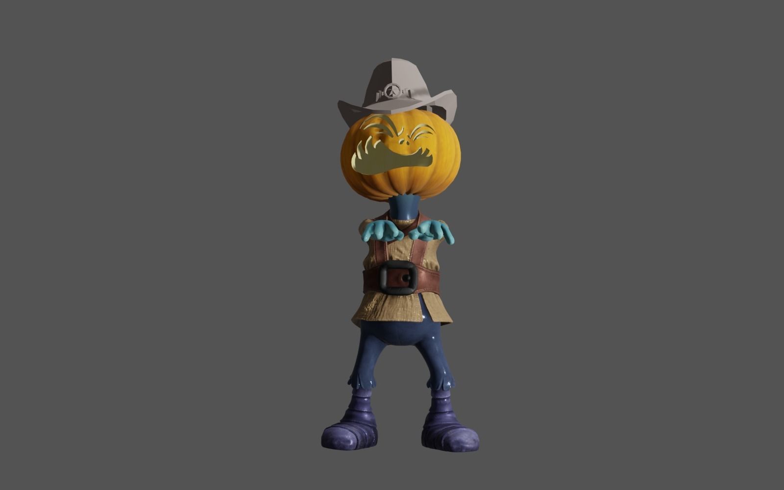 Pumkin 12 3D model animated rigged | CGTrader