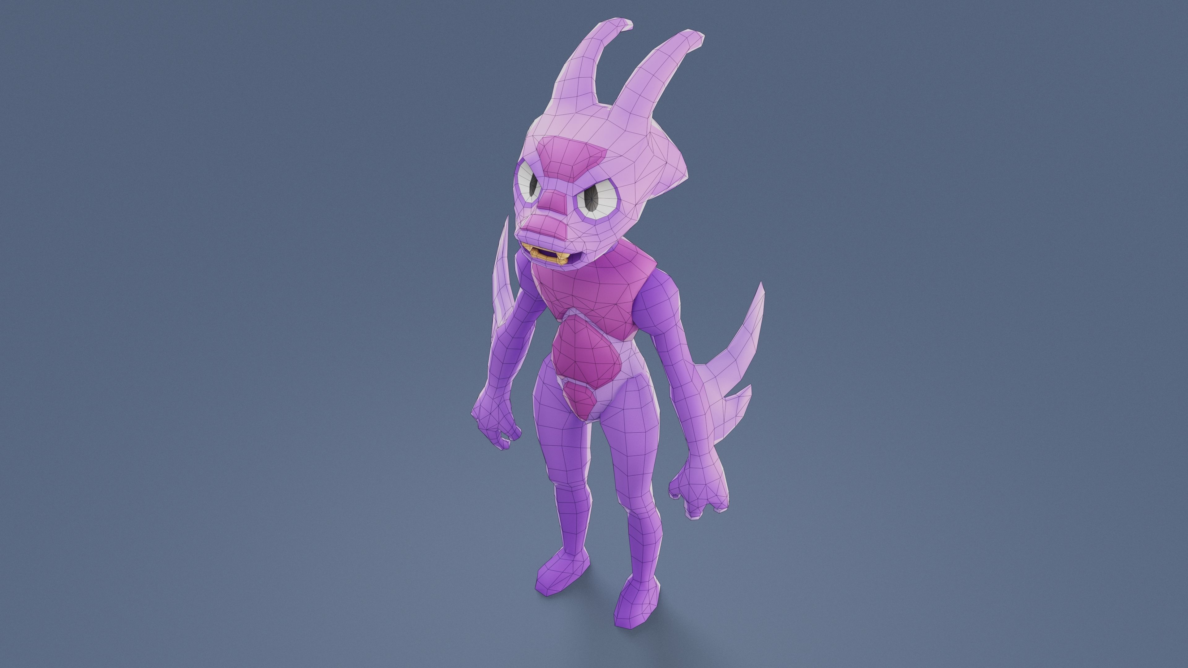 3D model Cartoon Characters - Evolution Fury Warrior VR / AR / low-poly ...