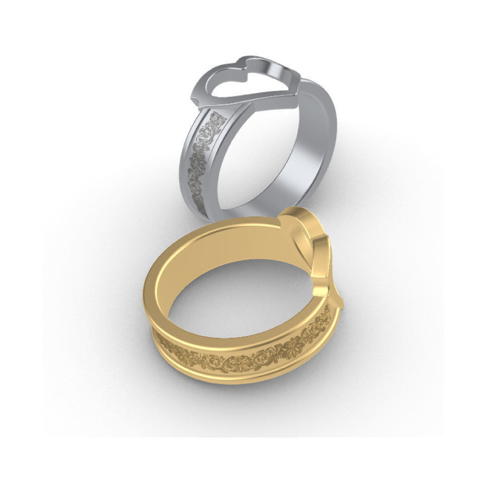 Ring H rc 3D model | CGTrader