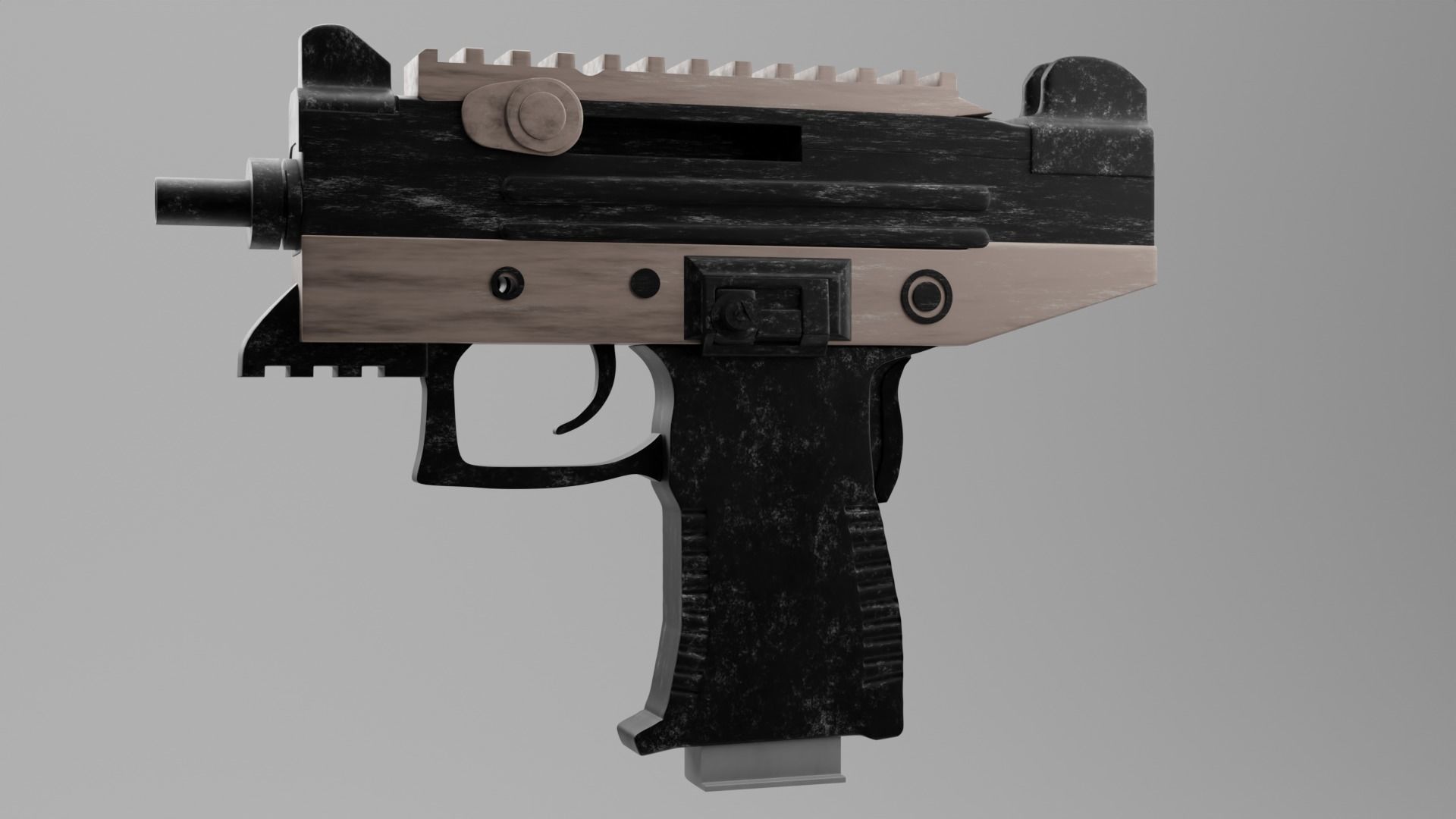 3D model UZI gun VR / AR / low-poly | CGTrader