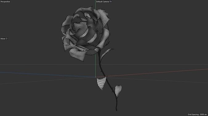 rose flower free 3D model | CGTrader