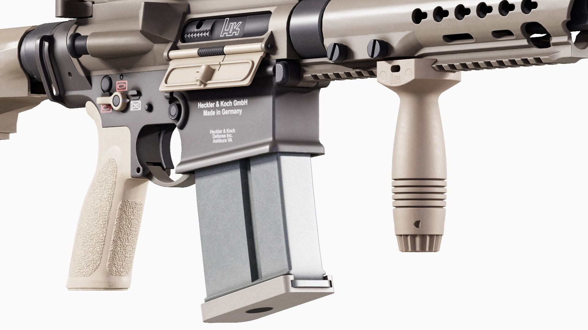 3D model HK G27K DMR VR / AR / low-poly | CGTrader