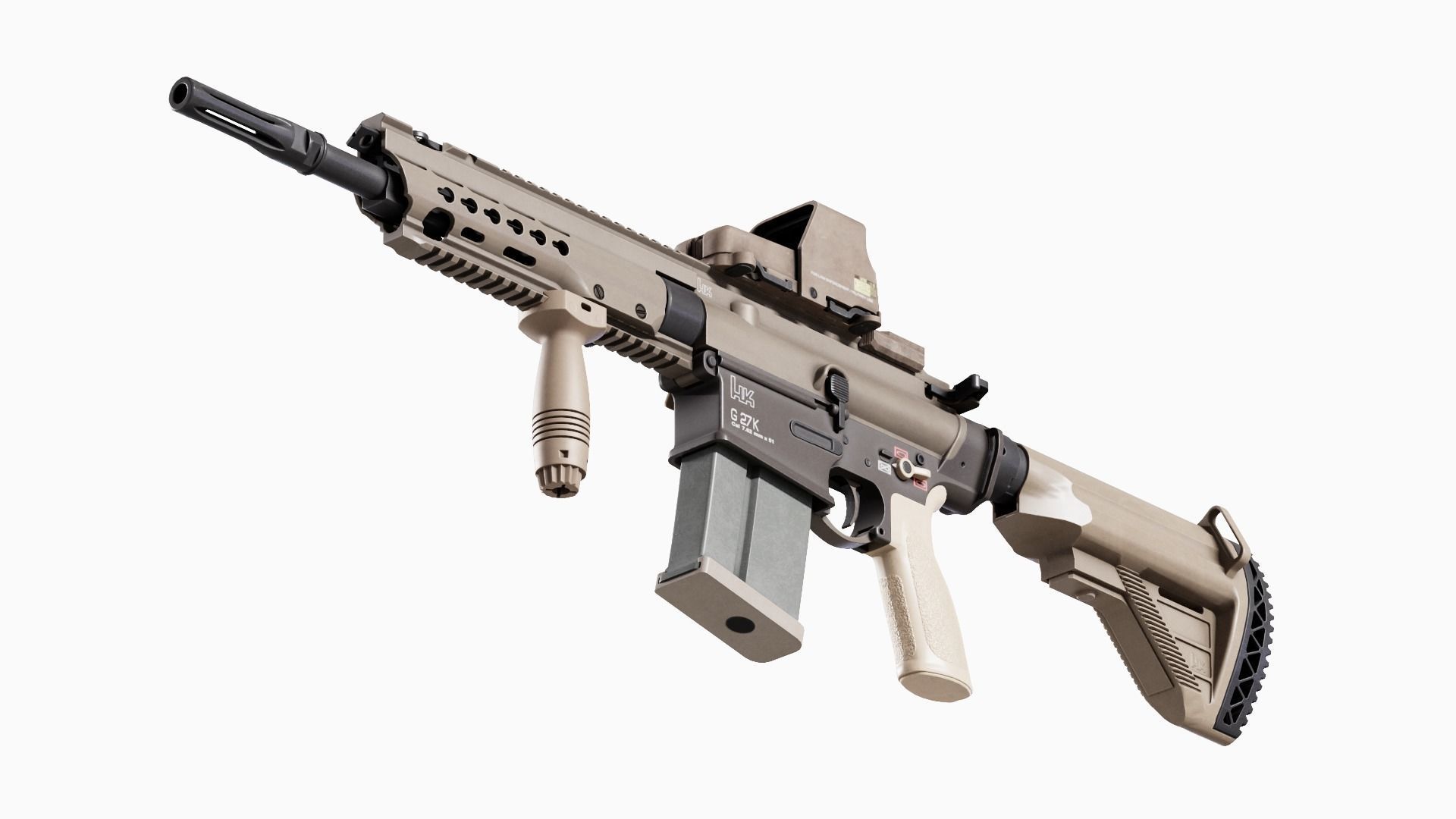 3D model HK G27K DMR VR / AR / low-poly | CGTrader