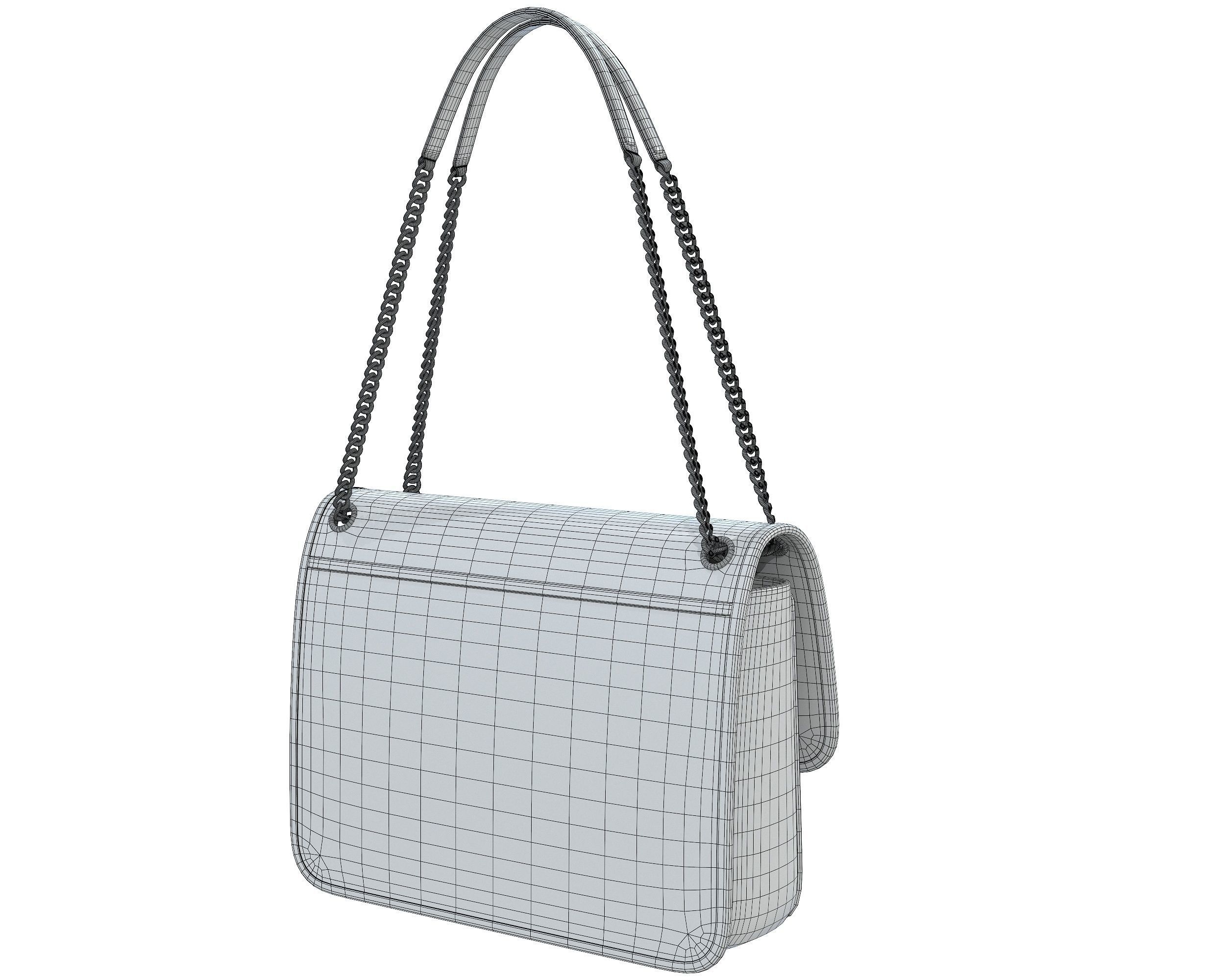 3D Model Collection YSL Saint Laurent Niki Bag VR / AR / low-poly ...