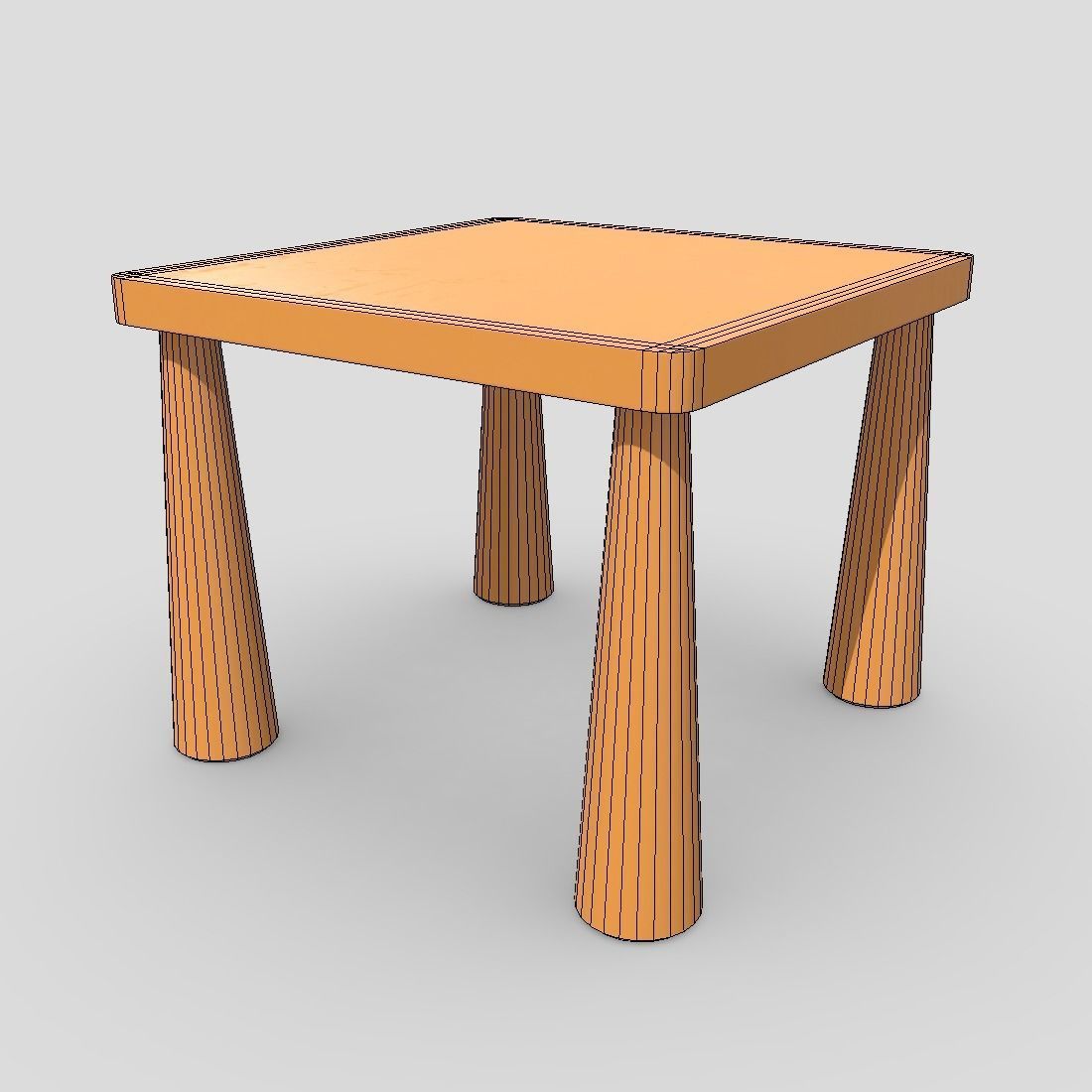 CC0 - Table 6 free VR / AR / low-poly 3D model | CGTrader