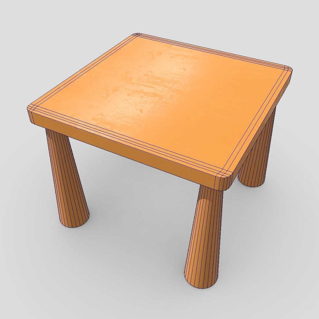 CC0 - Table 6 free VR / AR / low-poly 3D model | CGTrader