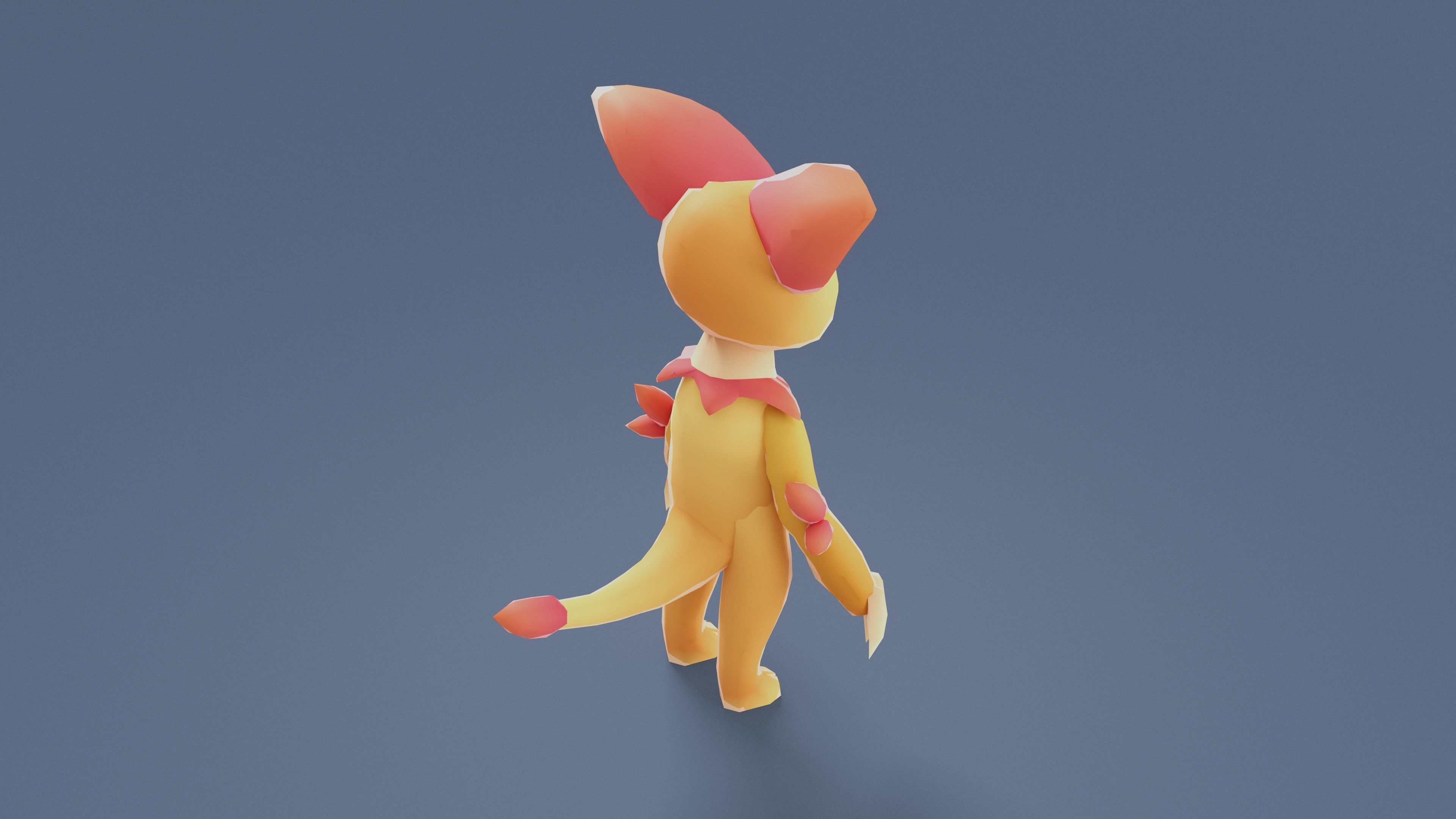 3D model Cartoon Characters - Medium Lynx Warrior VR / AR / low-poly ...