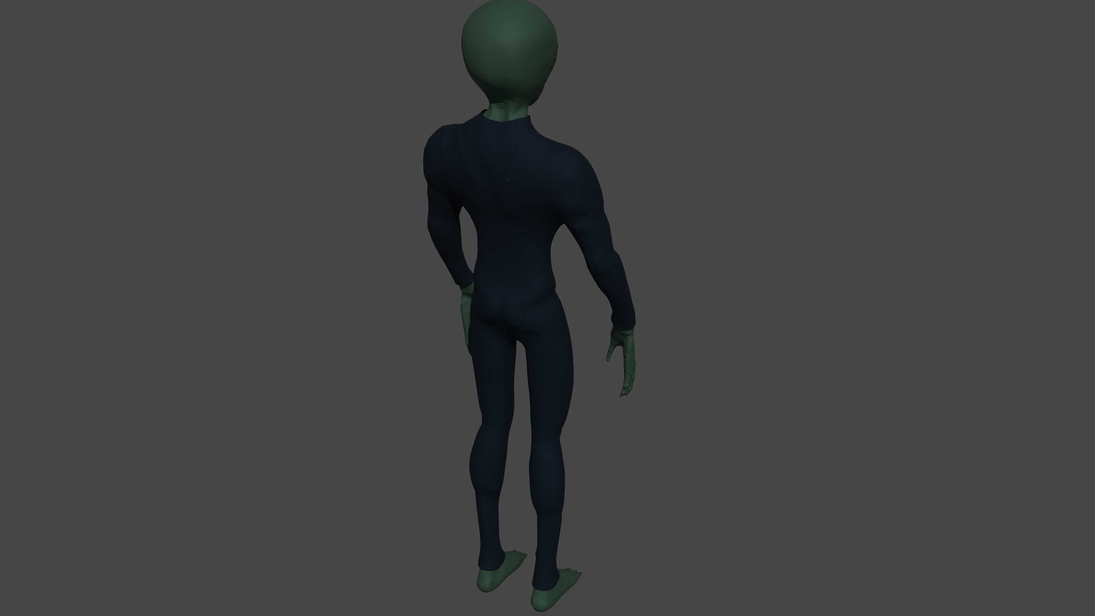 3D model Game-ready alien 3d model VR / AR / low-poly | CGTrader