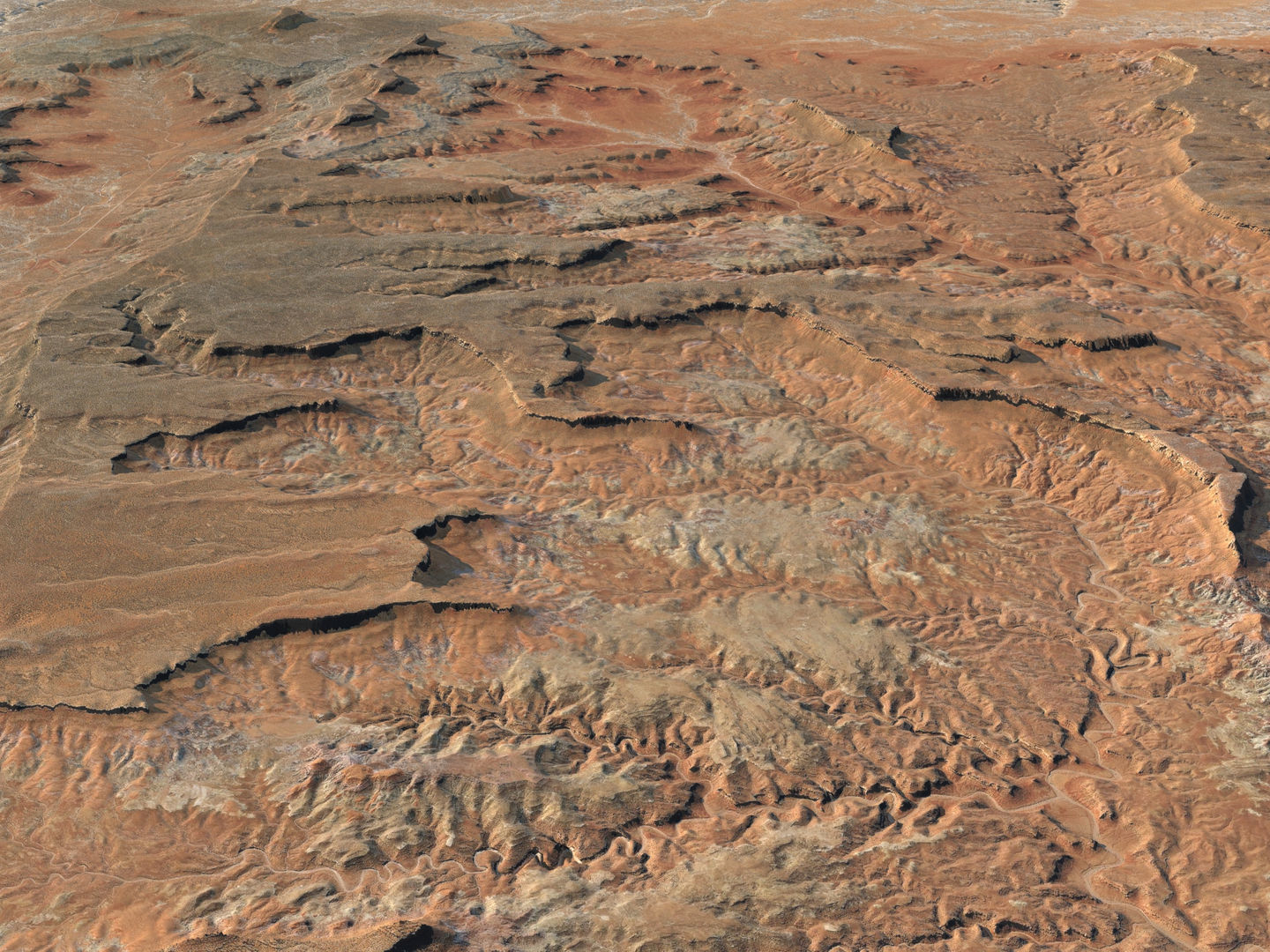 Rocky Landscape Plateau 3D model | CGTrader