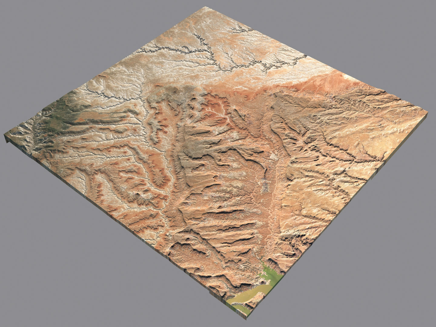 Rocky Landscape Plateau 3D model | CGTrader