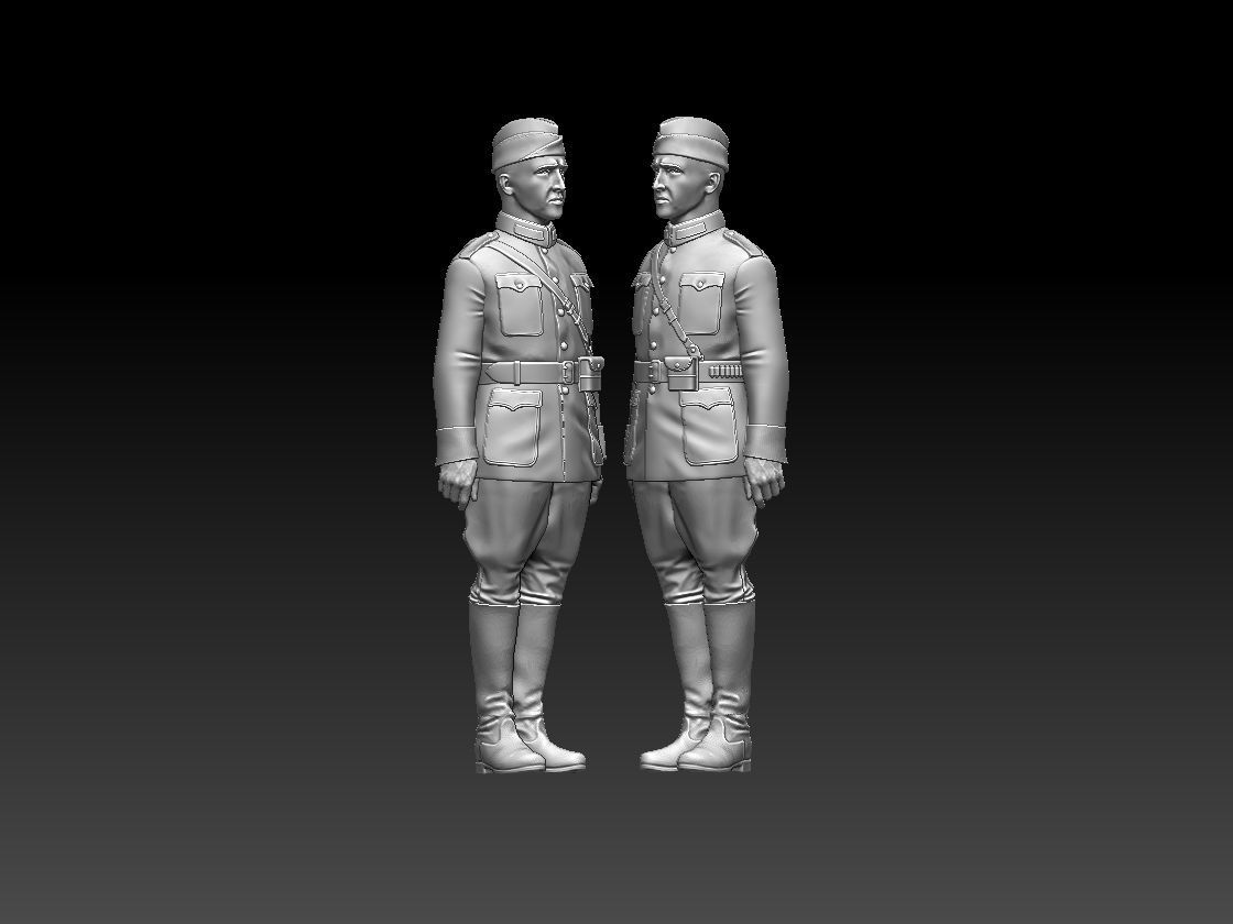 Patton ww1 3D model 3D printable | CGTrader