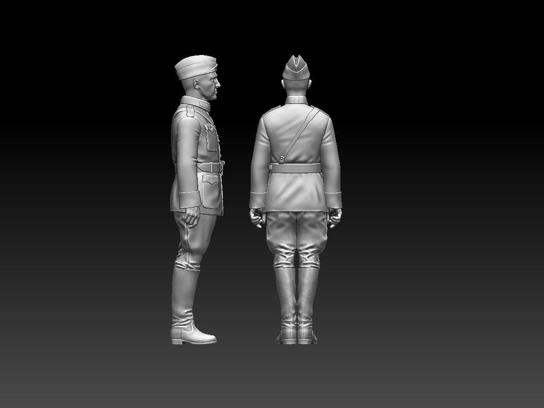 Patton ww1 3D model 3D printable | CGTrader
