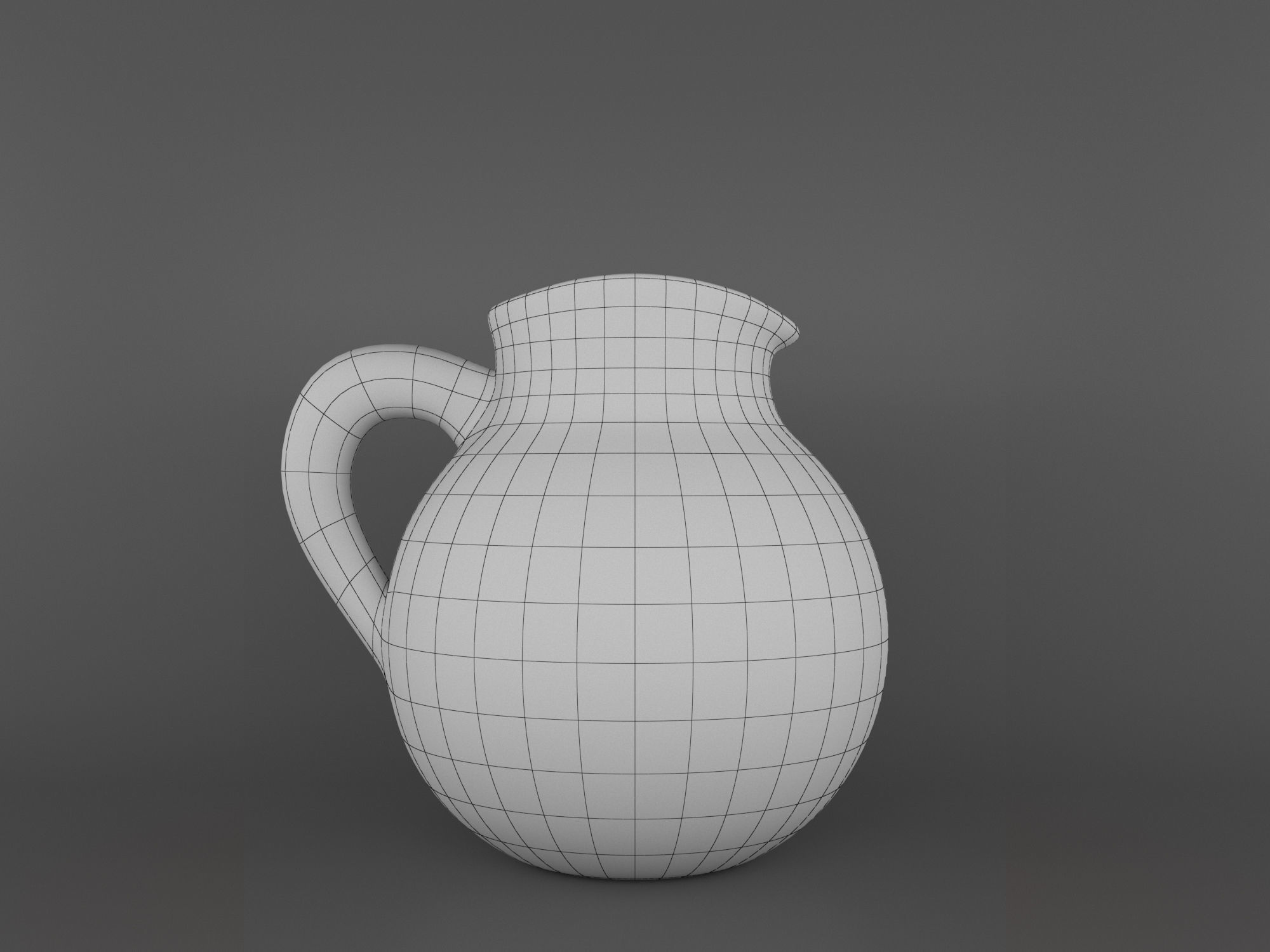 pitcher 3d model orange vase 3D model | CGTrader