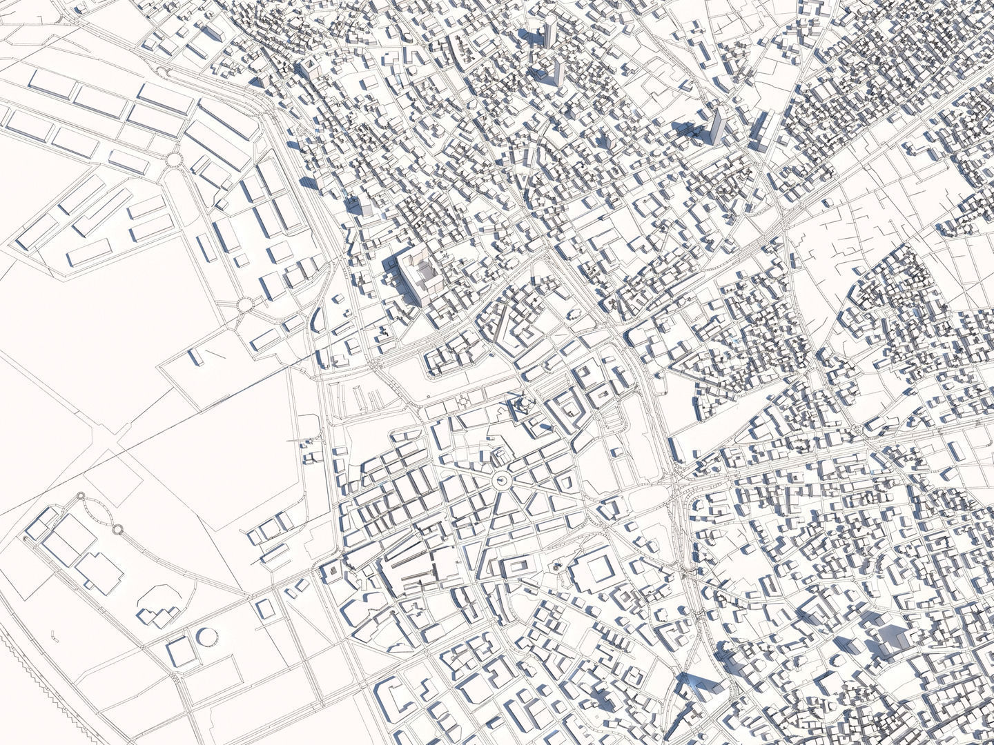 Beirut Lebanon 25x25km 3D City Map 3D model | CGTrader